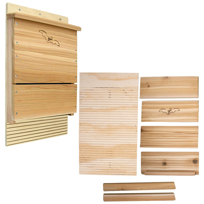 Single Chamber Bat House Kit, 100 bats